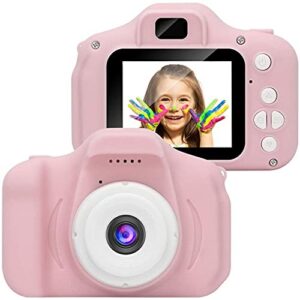 mini digital kids camera with 2 inch screen in 3 colors (pink)