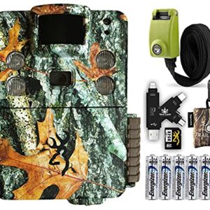 Browning Trail Cameras Browning Strike Force HD Pro-X Camera with 32 GB SD Card, Batteries, Card Reader, Reinforced Strap, and Spudz Microfiber Cloth Screen Cleaner