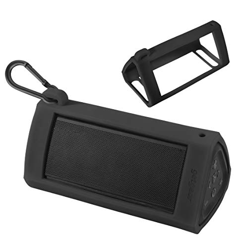 GETGEAR Silicone Cover Compatible with Angle 3 Ultra - Bluetooth Portable Speaker (Black)