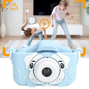 Jopwkuin Mini Camera, Playback X5S Children Camera Durable for Thanksgiving for Birthday for Christmas for Children(Blue)