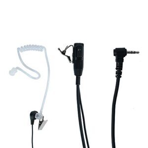 Caroo Covert Air Tube Ear Piece Headset for Uniden GMR 2 Two Way Radio Walkie Talkie GMR5089-2CKHS,GMR1636-2C etc.