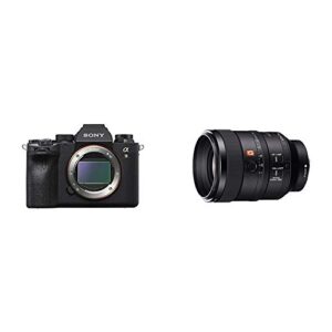 sony a9 ii mirrorless camera: 24.2mp full frame mirrorless interchangeable lens digital camera with sel100f28gm 100mm f2.8 medium-telephoto fixed prime camera lens, black