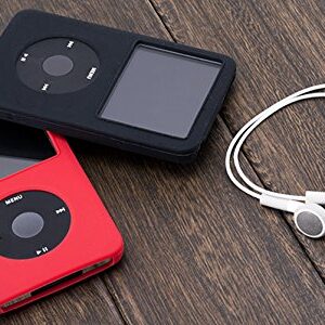 Silicone Skin Case for iPod Classic 3 80g 120g 3th Generation 160g Flexible Rubber MP3 Player Cover Cases (Black)