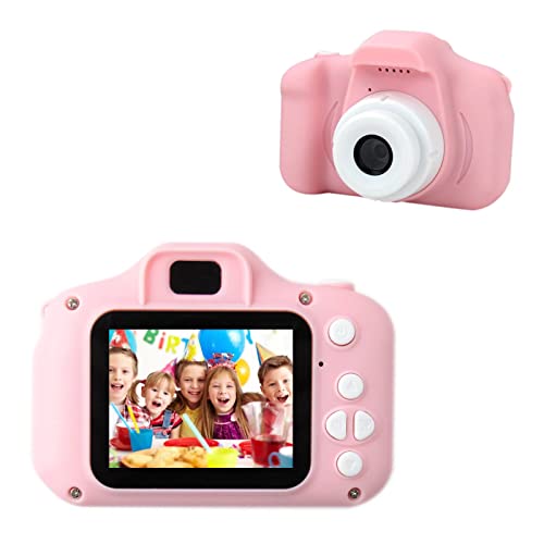 JRSHOME Kids Digital Camera One-touch Photos by Autofocus Simple Key Operation, Includes a 32G Micro SD Card Multi-language Settings with Understandable Instructions