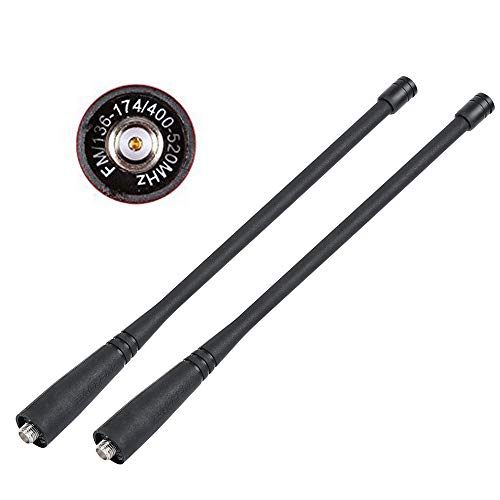 Original BaoFeng 6.7Inch Dual Band 136-174/400-520MHz U/V SMA-Female Antenna for Baofeng UV-5R 5RE Plus 5RA 5RB 5RC 5RD (2Pack)