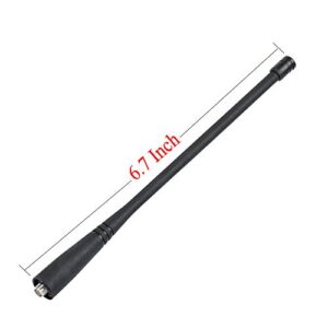 Original BaoFeng 6.7Inch Dual Band 136-174/400-520MHz U/V SMA-Female Antenna for Baofeng UV-5R 5RE Plus 5RA 5RB 5RC 5RD (2Pack)