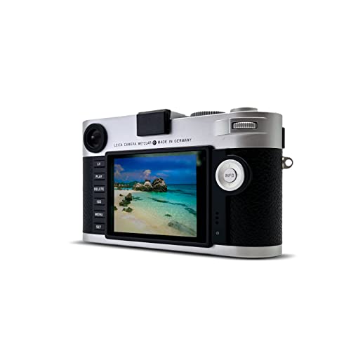 Leica 10771 M 24MP RangeFinder Camera with 3-Inch TFT LCD Screen - Body Only (Silver/Black) (Renewed)