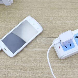 USB Wall Charger Block Charging Phone Cube Box Power Adapter - White