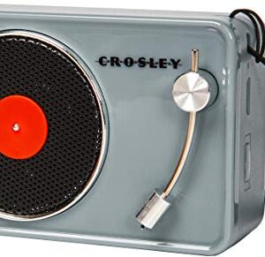 Crosley CR3029A-TN Portable Mini Turntable Bluetooth Speaker, Tourmaline