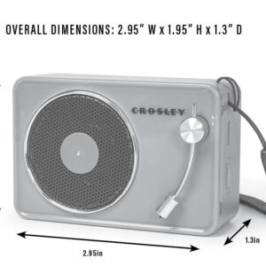 Crosley CR3029A-TN Portable Mini Turntable Bluetooth Speaker, Tourmaline