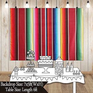 Allenjoy 7x5ft Mexican Fiesta Theme Party Backdrop Mexican Festival Banner Cinco De Mayo Party Decorations Birthday Photography Background Photo Booth Props Photoshoot