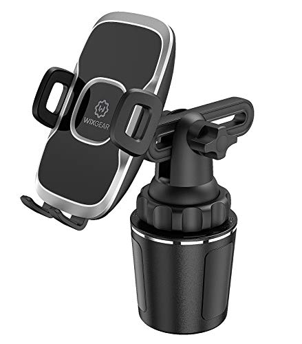 WixGear Cup Phone Holder, Car Cup Holder Phone Mount for Car with Adjustable Automobile Cup Holder Smart Phone Cradle Car Mount