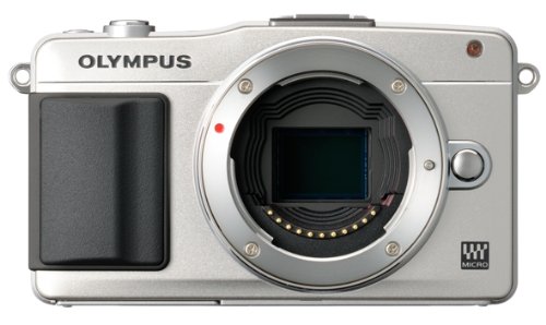 Olympus E-PM2 Mirrorless Digital Camera, Body Only (Silver) (Old Model)