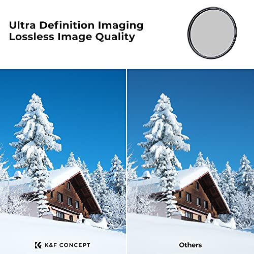 67mm Circular Polarizers Filter, K&F Concept 67MM Circular Polarizer Filter HD 28 Layer Super Slim Multi-Coated CPL Lens Filter (Nano-X Series)