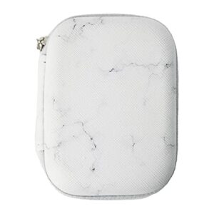 AEOREY Case for iWALK Mini Portable Charger for iPhone Cases for iWALK USB C Portable Charger Compactable with 4500mAh, 4800mAh, 3350mAh (White Marble)