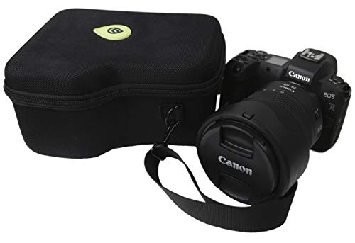 GoScope EOS GO CASE hard case compatible with CANON EOS models (EOS RP , EOS Ra , EOS R5, EOS R6, EOS R6 Mark II) - Fits Camera Body w/Lens Sizes 24mm-105mm WATER RESISTANT HARD CASE - FITS CAMERA & LENS