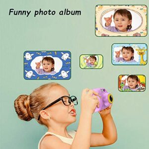 01 02 015 Children Camera, Children Camera with a USB Cable Kid Camera, Children's Digital Camera WiFi Camera for Christmas Kids(Pink)