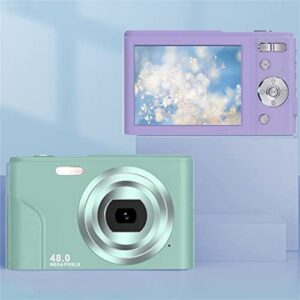 MEENE Digital Camera 48MP 2.4 Inch LCD Video Blog Camera 16X Zoom Kids Camera Student Camera Card Camera (Color : Black)