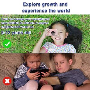 sikiwind Kids Camera for Boys and Girls, Digital Camera for Kids Toy Gift, Toddler Camera Birthday Gift for Age 3 4 5 6 7 8 9 10 with 32GB SD Card, Video Recorder 1080P IPS 2.4 Inch