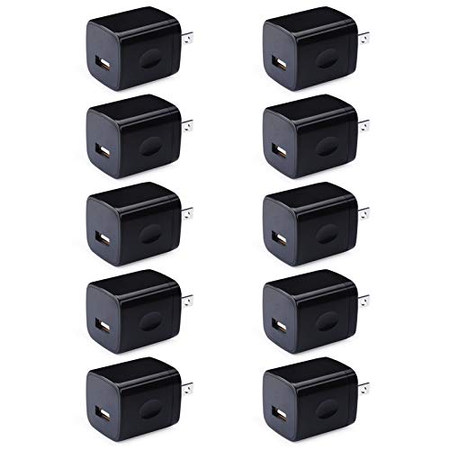 Fast Charger Block, Single Port USB Wall Plug for Phone 13 Charging Cubes 1A Power Adapter Compatible iPhone 12/11 Pro Max/XS/X/8/7/6/SE, Samsung Galaxy A12/A52/A10e/S22+/S10/S9/S8/Note20 Ultra, Moto