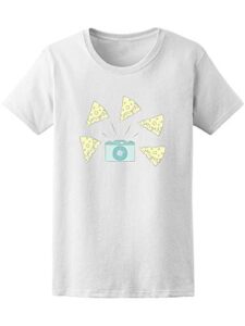 handdrawn photo camera say cheese tee – image by shutterstock