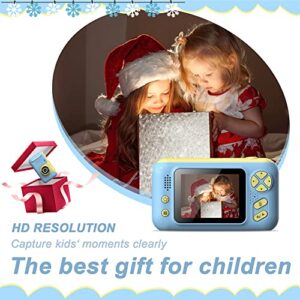 sikiwind Kids Camera for Boys and Girls, Digital Camera for Kids Toy Gift, Toddler Camera Birthday Gift for Age 3 4 5 6 7 8 9 10 with 32GB SD Card, Video Recorder 1080P IPS 2.4 Inch