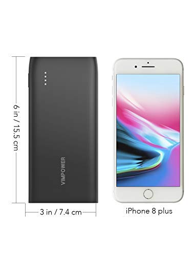 VimPower Portable Charger 22000mAh PD 3.0 Power Bank QC 3.0 30W USB C for iPhone XS Max, XR, X iPad Pro, MacBook, Nintendo Switch