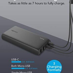 VimPower Portable Charger 22000mAh PD 3.0 Power Bank QC 3.0 30W USB C for iPhone XS Max, XR, X iPad Pro, MacBook, Nintendo Switch