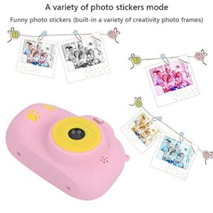 Kids Camera, Digital Video Cameras for Kid 2.0 Inch IPS Screen X700 1200W HD Digital Camera for Kids for Christmas Birthday Gifts(Pink)