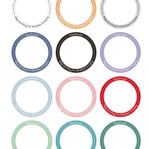 Reedonald Magnetic Rings 3Pack,Universal Metal Magnet for Wireless MagSafe Charge, Compatible with iPhone 14/13/12/11 Pro/Max/Mini,Samsung Galaxy Etcs& Phone Case