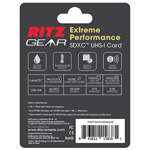 Extreme Performance High Speed UHS-I SDXC 256GB SD Card 90/60 MB/S U3 A1 Class-10 V30 Memory Card for SD Devices That can Capture Full HD, 3D, and 4K Video as Well as raw Photography.