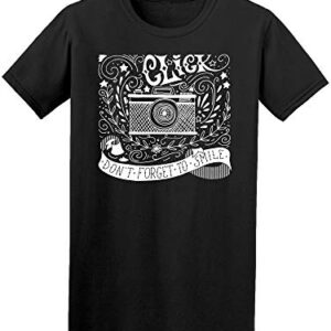 Vintage Don't Forget To Smile Camera Tee - Image by Shutterstock