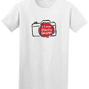 I Love Photography Camera Icon Tee - Image by Shutterstock