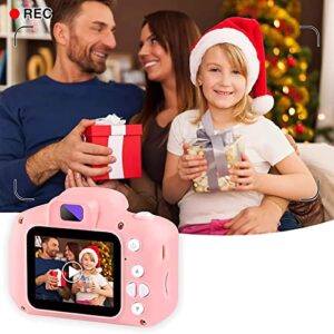 Ruiqas Camera Toy Dual Lens Selfie Camera 1080P HD Digital Video Camera with 32GB TF Card Birthday Gifts for