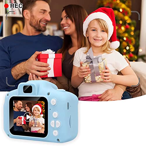 Ruiqas Camera Toy Dual Lens Selfie Camera 1080P HD Digital Video Camera with 32GB TF Card Birthday Gifts for