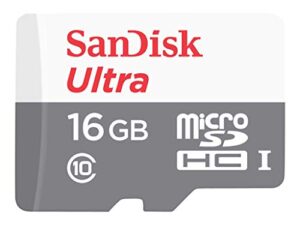 sandisk ultra sdsquns-016g-gn3mn 16gb 80mb/s uhs-i class 10 microsdhc card