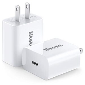 mkeke for iphone 14 charger, usb c charger fast charging for iphone, 20w type c charger block compatible for iphone 14 pro max/14/14 pro /14 plus(1 pack)