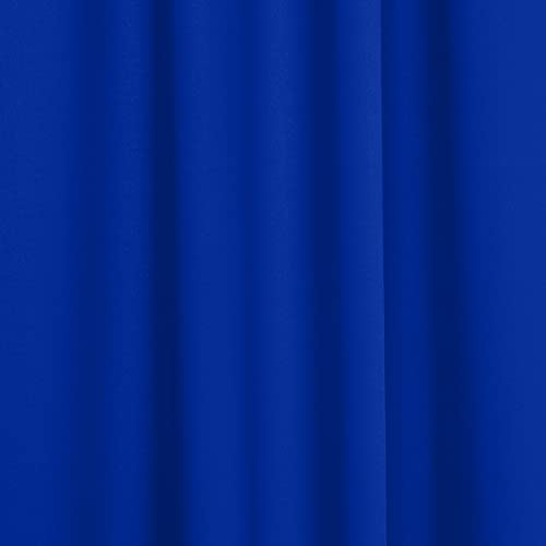 AK TRADING CO. 10 feet x 10 feet Polyester Backdrop Drapes Curtains Panels with Rod Pockets - Wedding Ceremony Party Home Window Decorations - Royal Blue (DRAPE-5x10-ROYAL)