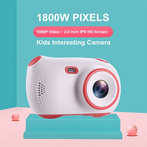 MEENE Cute Children's Photo Camera 2inch Display Kids Camera Toys for Kids Gift Video Camera Mini Screen (Color : White, Size : 16GB)