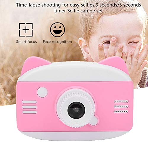 Worii Cartoon Digital Dv 3.5 Inch Children Camera Multiple Photo Sticker Mode Comfortable and Gentle Grip Fun Camera Specially Designed for Children