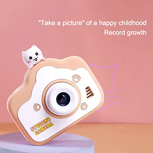 Kids Digital Camera, Portable 1080P Toy Camera, 2000MP HD Camera Toys for 3–10 Year Old, 2.4 Inch Camera for Children, 32GB SD Card, for Girls and Boys (Khaki)