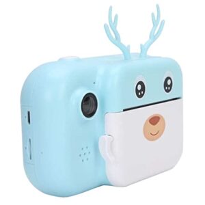 MEENE Children Print Camera Children Digital Camera 2.4 Inch IPS Screen HD 1080P Children Camera Instant Thermal Printer Camera