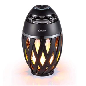 dikaou outdoor bluetooth speaker, gifts for men dad women, torch outdoor speakers wireless, bt5.0 stereo speaker with hd audio and enhance bass, unique christmas birthdays gifts for men him father