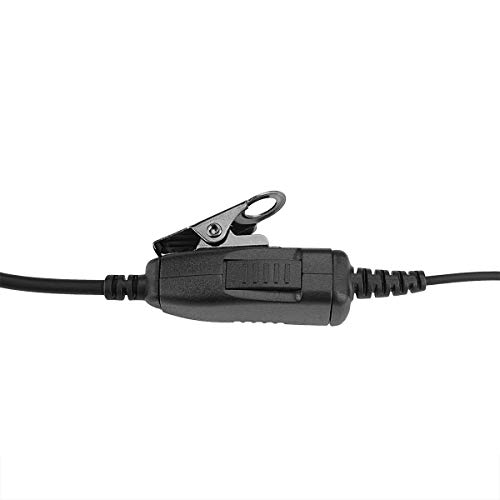 JEUYOEDE G Shape cp185 Single Wire Headset Earpiece Mic Compatible with Motorola Two Way Radio RMM2050 RMU2080 XU2600 CLS1410 CP200 GP300 BPR40 PR400