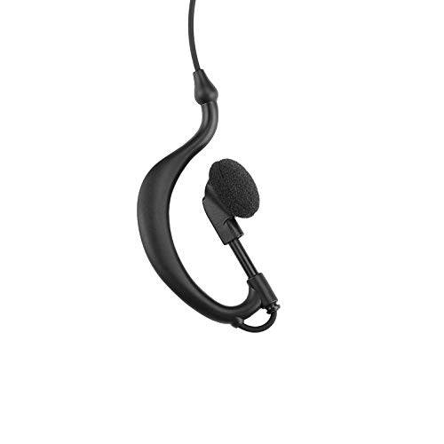 JEUYOEDE G Shape cp185 Single Wire Headset Earpiece Mic Compatible with Motorola Two Way Radio RMM2050 RMU2080 XU2600 CLS1410 CP200 GP300 BPR40 PR400