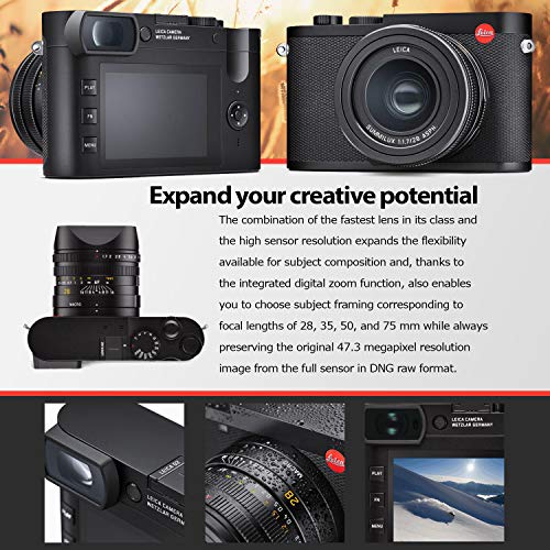 Leica Q2 Digital Camera with Summilux 28mm f/1.7 ASPH. Lens - Starter Kit