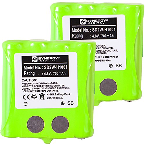 Synergy Digital Battery Combo-Pack Compatible with Motorola KEBT-072-B 2-Way Radio Battery Includes: 2 x SD2W-H1001 Batteries