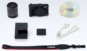 Canon EOS M3 Mirrorless Camera (Black) with EF-M 18-55mm f/3.5-5.6 IS STM Lens - International Version (No Warranty)