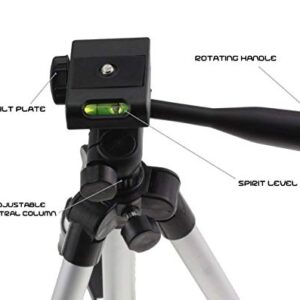 Navitech Lightweight Aluminium DSLR Camera Tripod Compatible with The Panasonic Lumix DMC-TZ101