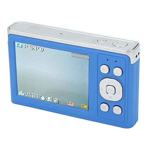 Jeanoko Portable Camera, 16X Zoom 50MP Pixels AF Autofocus Digital Camera ABS Metal for Shooting(Blue)